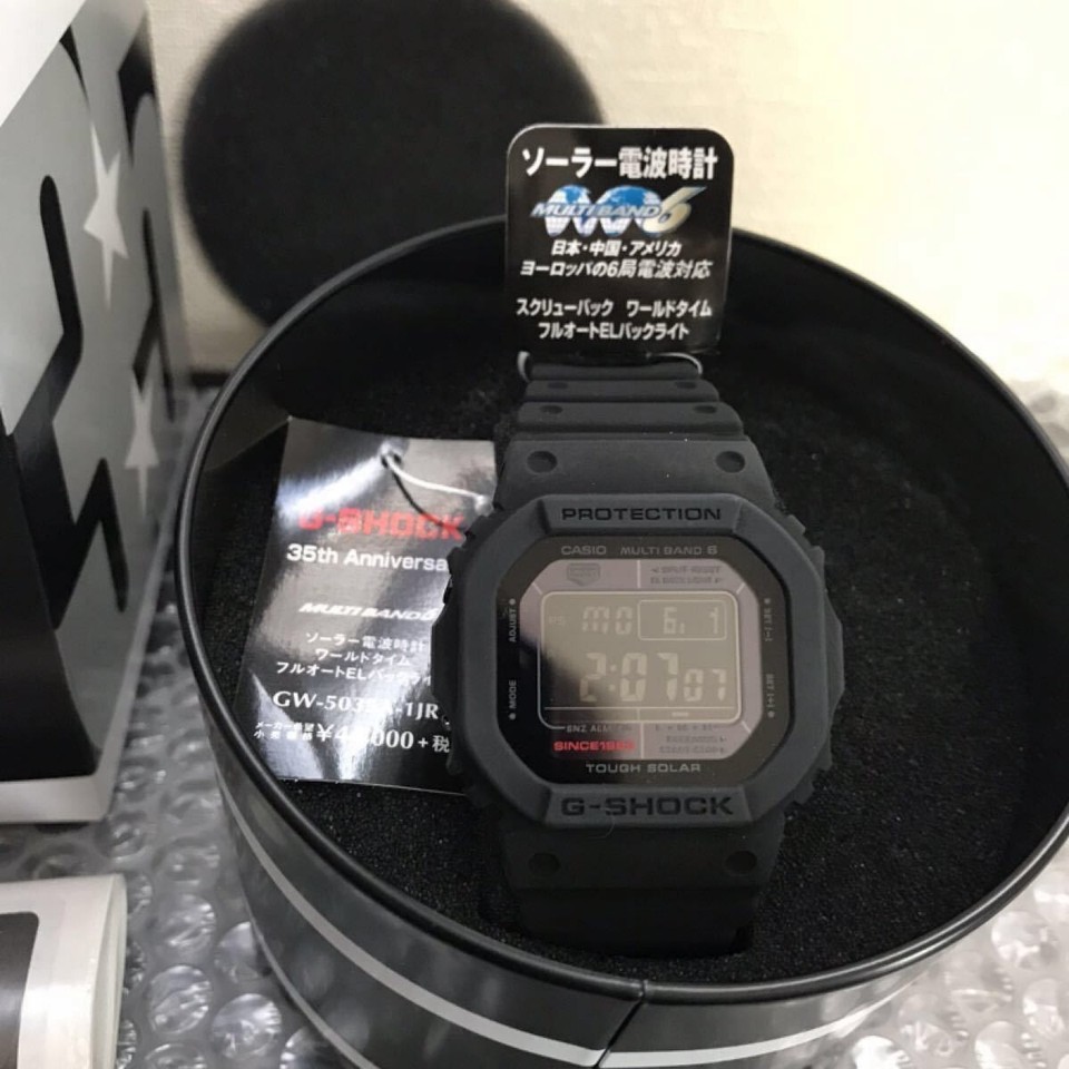 CASIO G-SHOCK 35th Anniversary GW-5035A-1JR BIGBANG BLACK Brand new ...