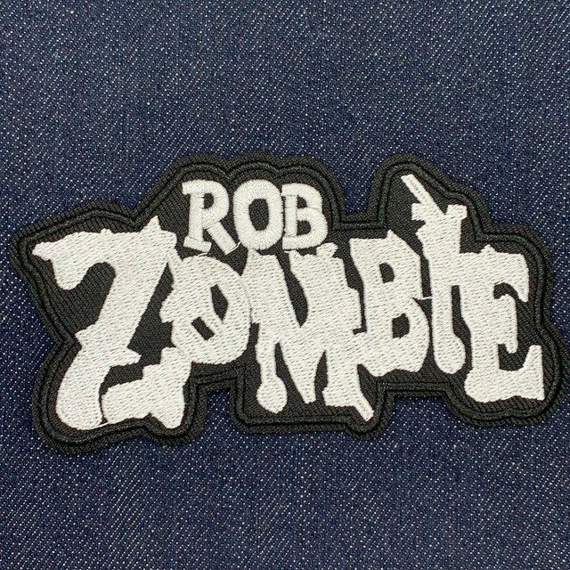 WHITE ZOMBIE ROB HEAVY METAL BAND LOGO IRON ON EMBROIDERED PATCH FREE ...