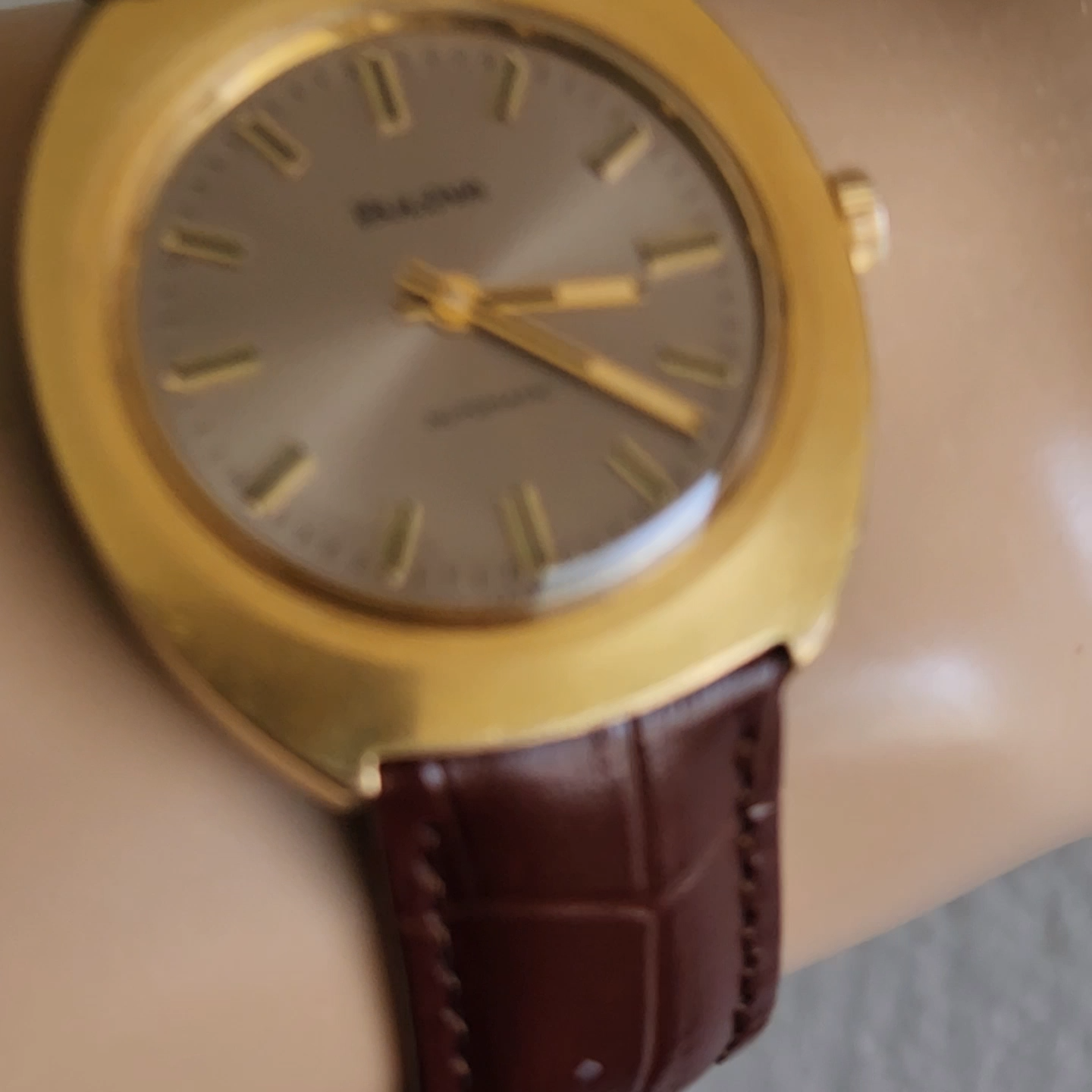 Vintage BULOVA men's automatic watch Micro rotor 12EBA 17Jewels swiss ...