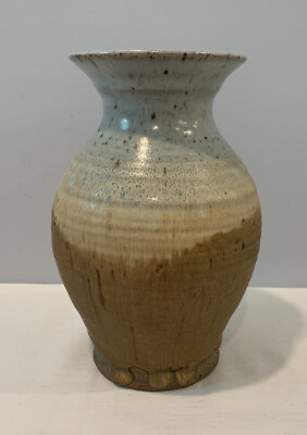 Rare Thomas Reece Studio Art Pottery 7-3/4" Tall Vase Tri-Color PA, USA ...