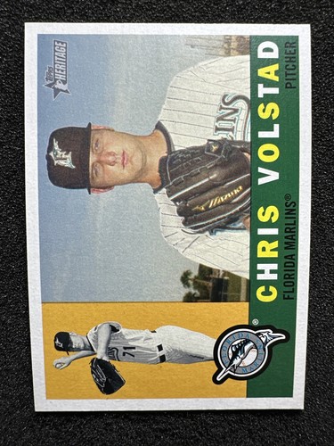 CHRIS VOLSTAD #282 2009 Topps Heritage Florida Marlins QTY | eBay