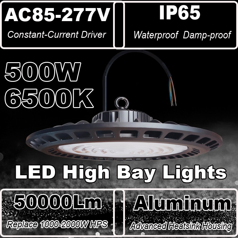 500 W led bay lights 4PACK Factory Warehouse Commercial Light Fixtures ...