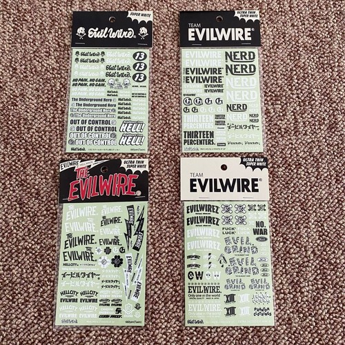 Evilwire Stickers Set Of 4 / Mini 4Wd Evil Wire Tamiya Blockhead Motors ...