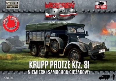 1/72 WWII Krupp Protze Kfz81 German Army Truck w/Driver | eBay