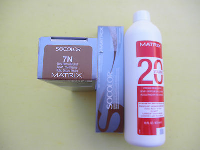 TWO 7N MATRIX SOCOLOR HAIRCOLOR PLUS ONE 16oz DEVELOPER NEW! | eBay