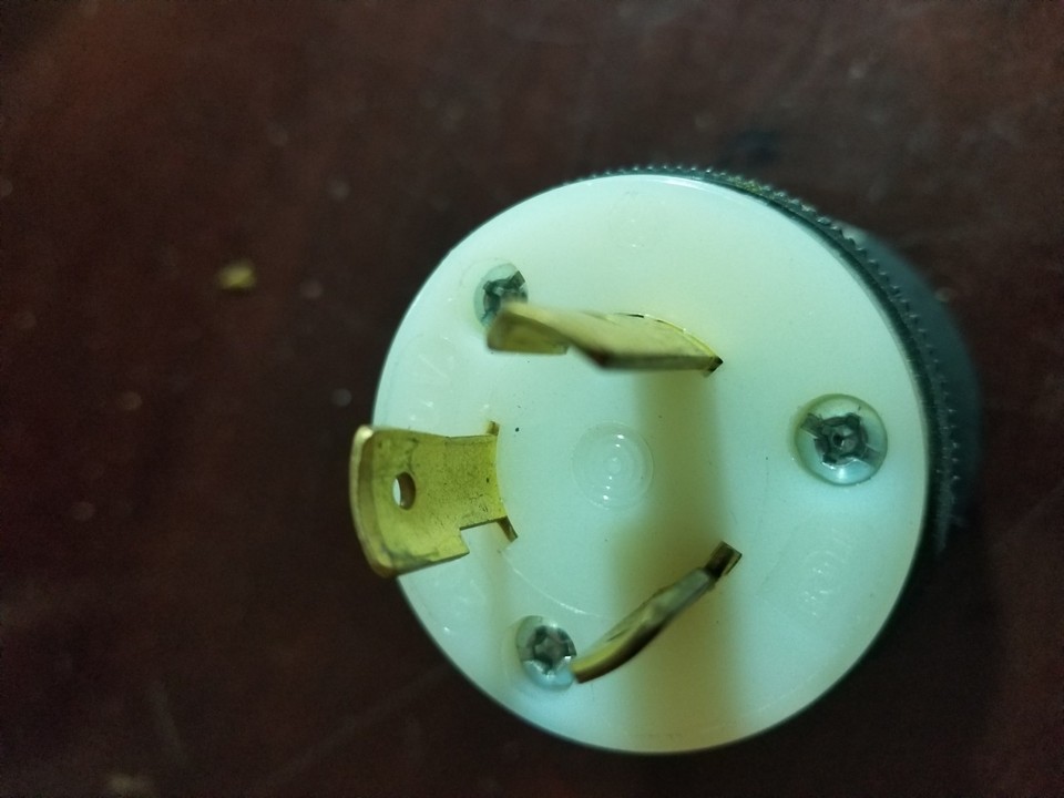 HUBBELL TWIST LOCK PLUG HBL2321 2POLE 3 WIRE 20A 250V | eBay