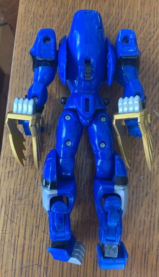 2007 Bandai Power Rangers Jungle Fury Armored Blue Ranger 7" Action ...