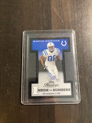 Marvin Harrison PLAYOFF PRESTIGE CARD 1250/2002 NFL 2003 T13-431 | eBay