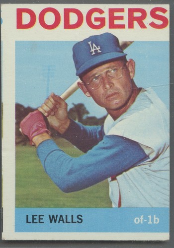 1964 Topps #411 Lee Walls Los Angeles Dodgers Miscut | eBay
