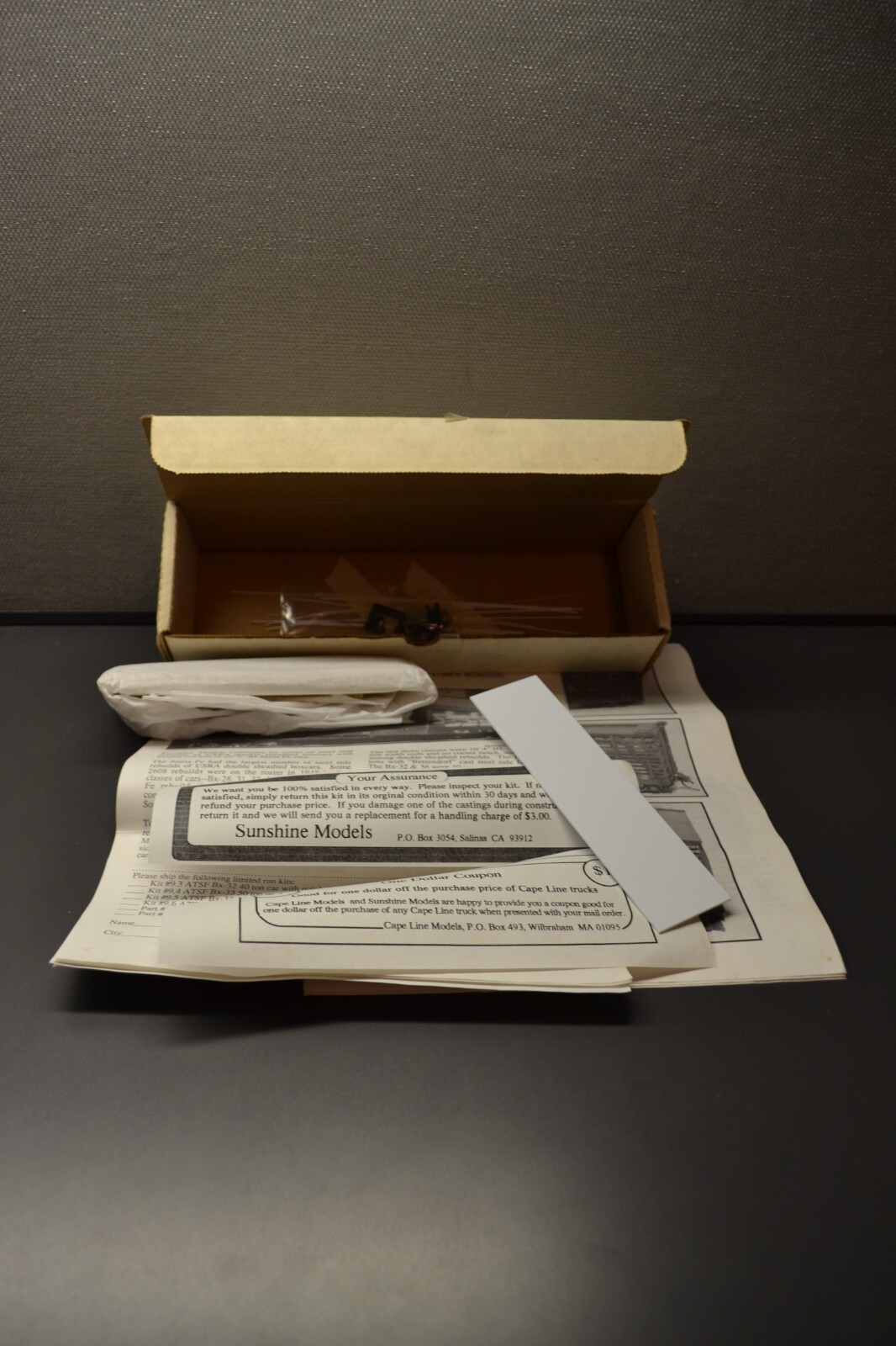 HO Scale Sunshine Models Masters Edition Single Deck Mather Stock Car ...