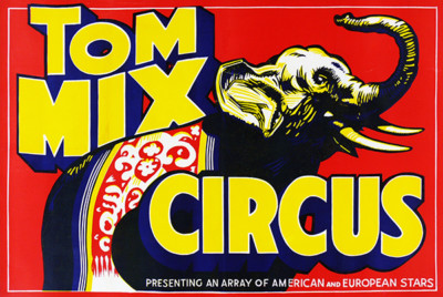 Tom Mix Circus - 1937 - Circus Show Poster | eBay