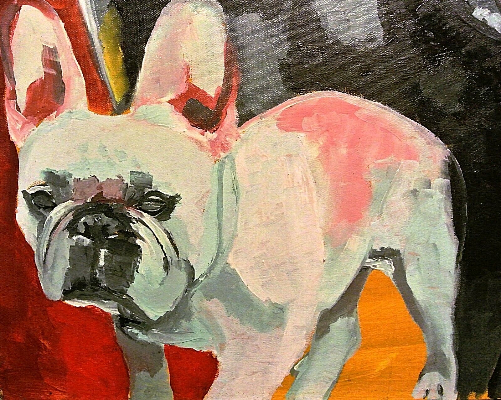 Ofer Samra-"Otis"-Framed Orig Oil Painting/Canvas/Hand Signed/COA-List ...