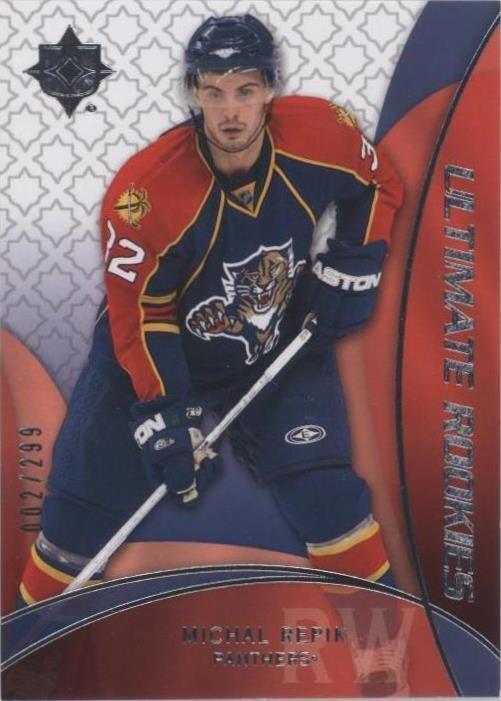 2008-09 Ultimate Collection - Ultimate Rookies Michal Repik #47 /299 ...