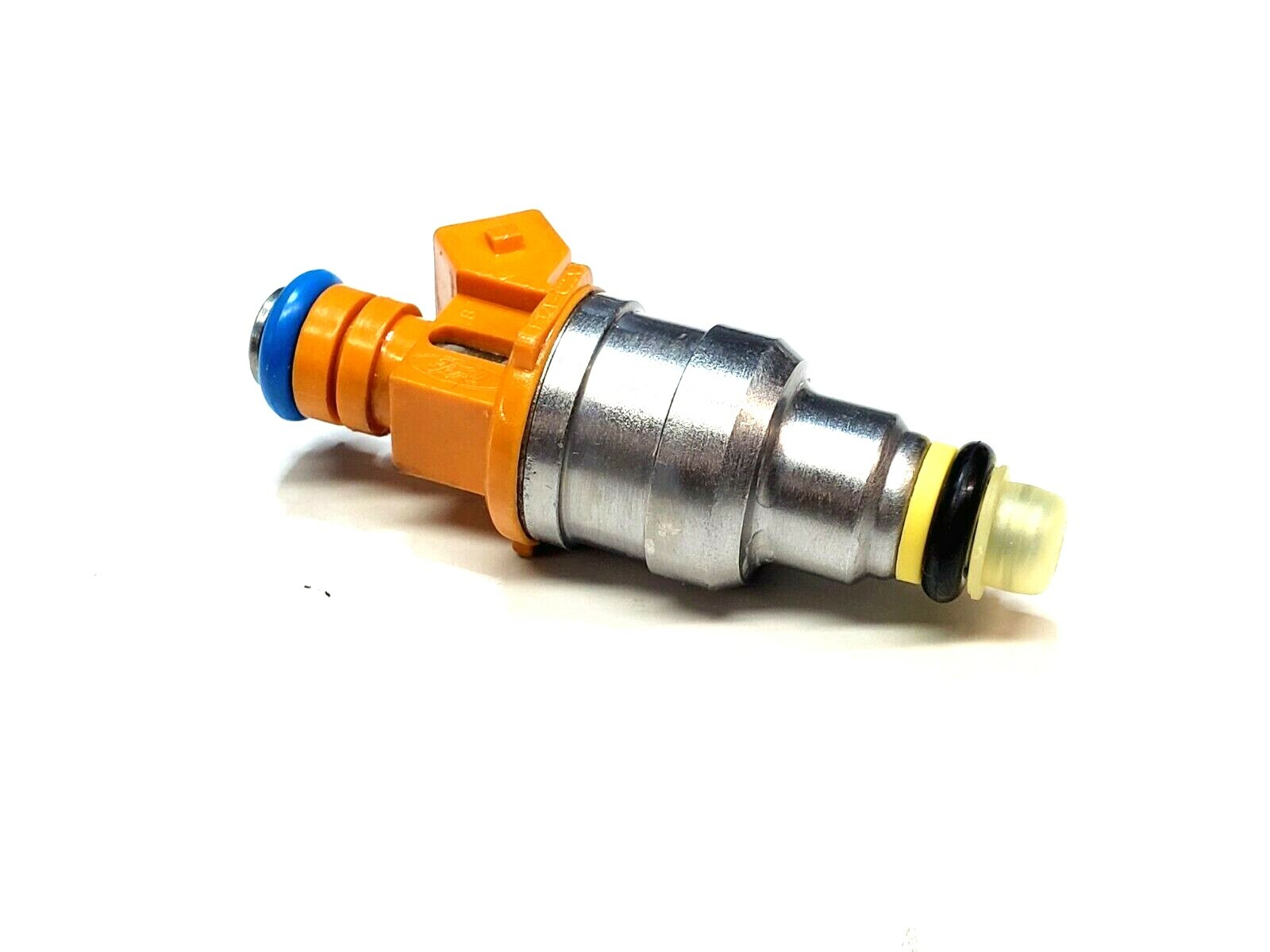 Set of 8 OEM Ford DENSO Yellow Top 19lb Fuel Injectors F1ze-c2a Racing ...
