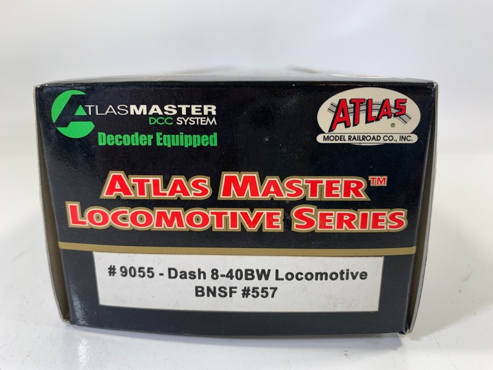 Atlas Master 9055 BNSF Dash-8-40BW Loco #557 (DCC), HO scale | eBay