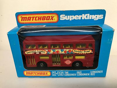 MATCHBOX KING BUS "SWINGIN LONDON CARNABY STREET" WITH BOX k | eBay