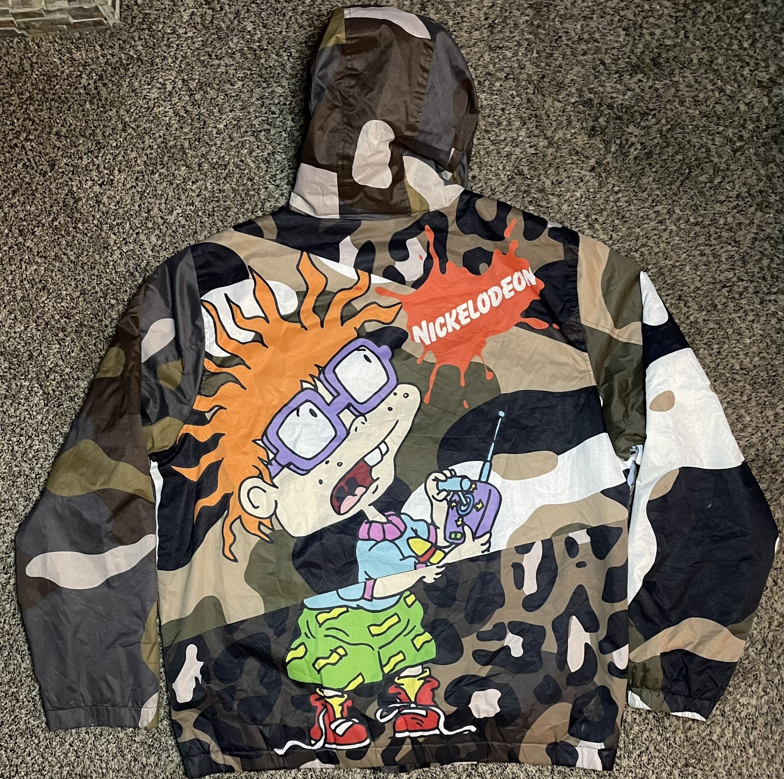 Members Only X Rugrats Nickelodeon Jacket Coat All Ov… - Gem