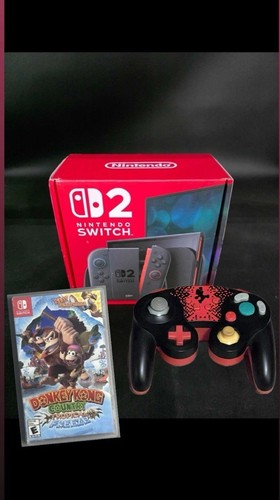 Nintendo Switch 2 Console Bundle GameCube Controller & Donkey Kong ...