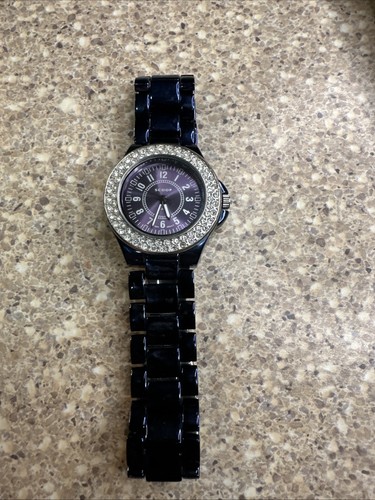 Scoop Quartz Women's Watch SNY1 Japan Movement Blue Band Purple Face ...