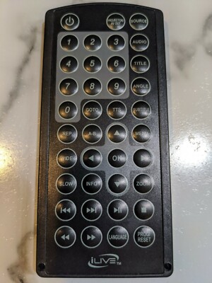 Original iLive REM-IJP557 Remote Control for Karaoke, Movie & Music ...