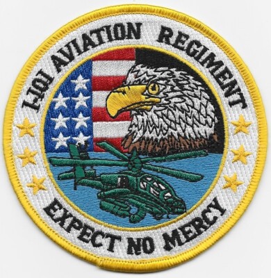 US Army A Company 1st Squadron 101st Division "EXPECT NO MERCY" Patch ...