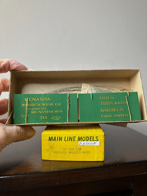 Main Line Models #???? Menasha Wooden Ware 51' Wood Box Car #214 Kit H ...