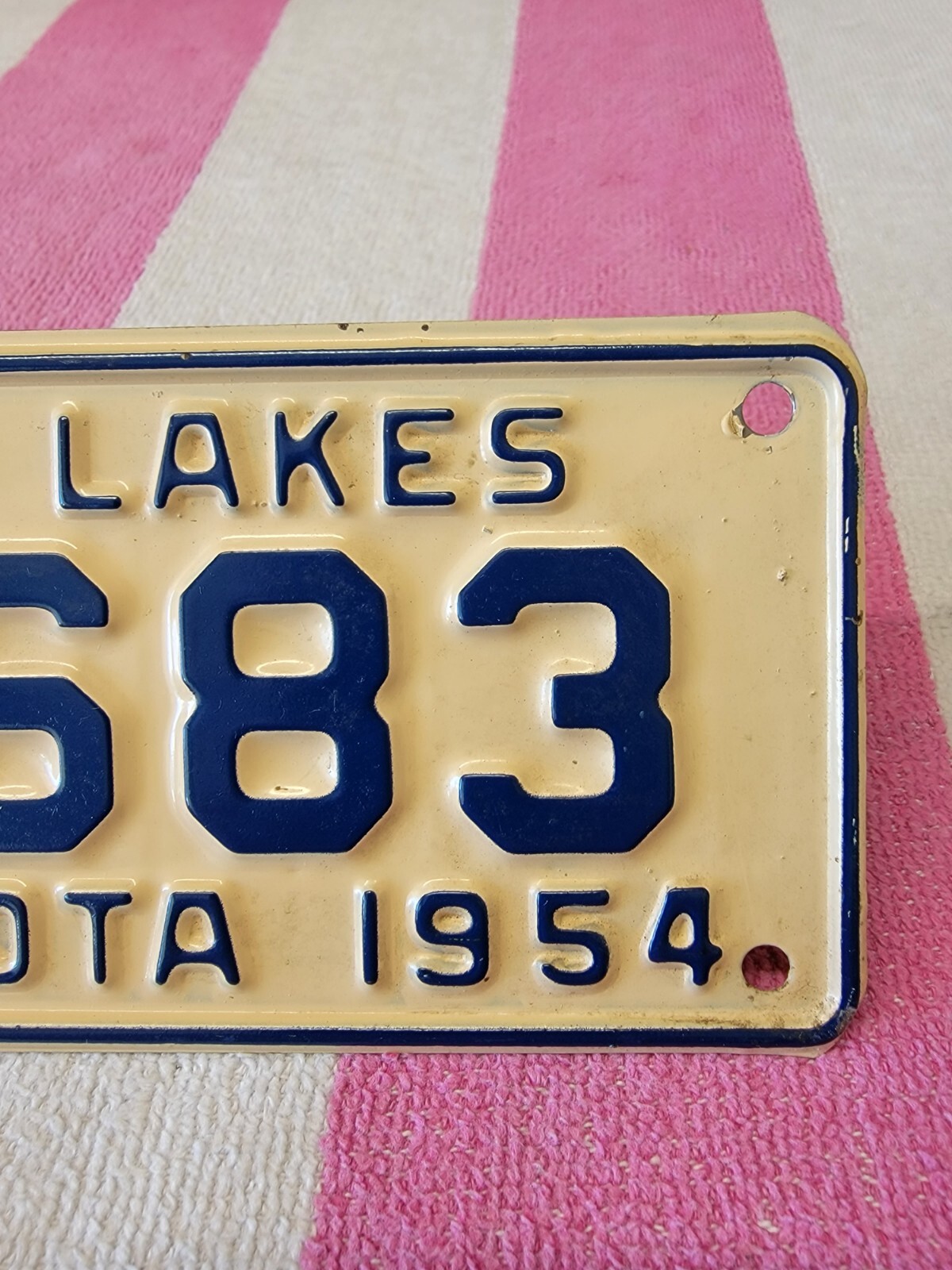 1954 Minnesota Motorcycle License Plate. | eBay