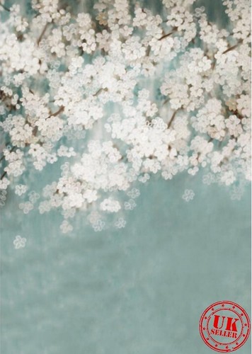 photography backdrop background blue white flowers spring summer easter ...