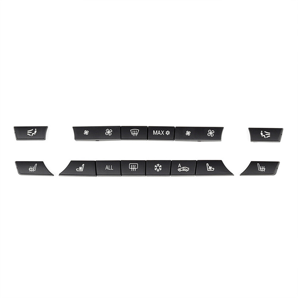 14Pcs Button Key Cap Repair Kit A/C Heater Switch 61319313924 For BMW 5 ...