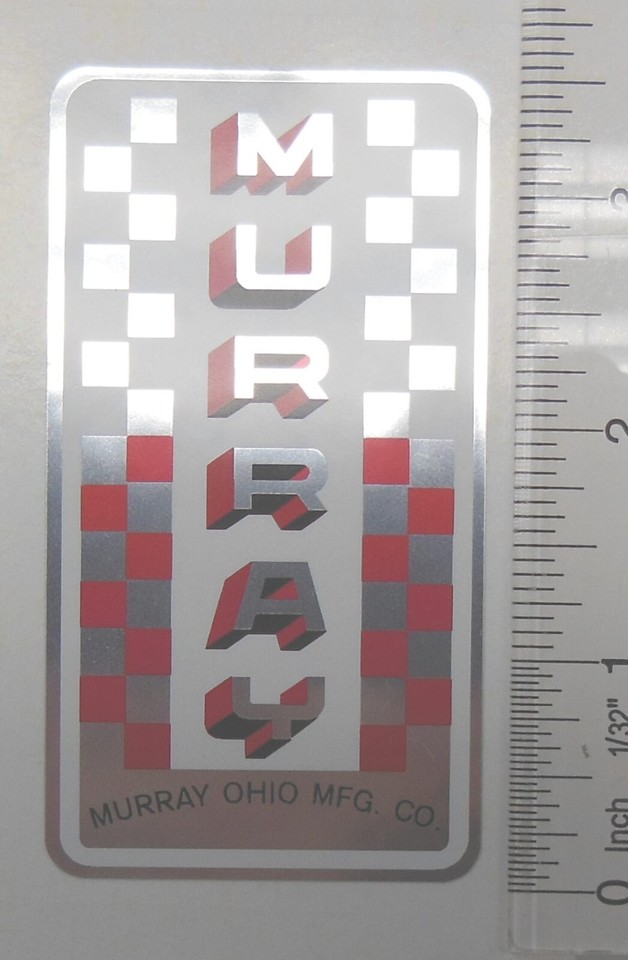 Murray bicycle Head badge decal (no Cleveland, Ohio) | eBay