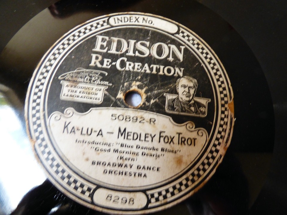 Antique 1912-1929 Edison Diamond Record Thick Disc Phonograph 50892 | eBay