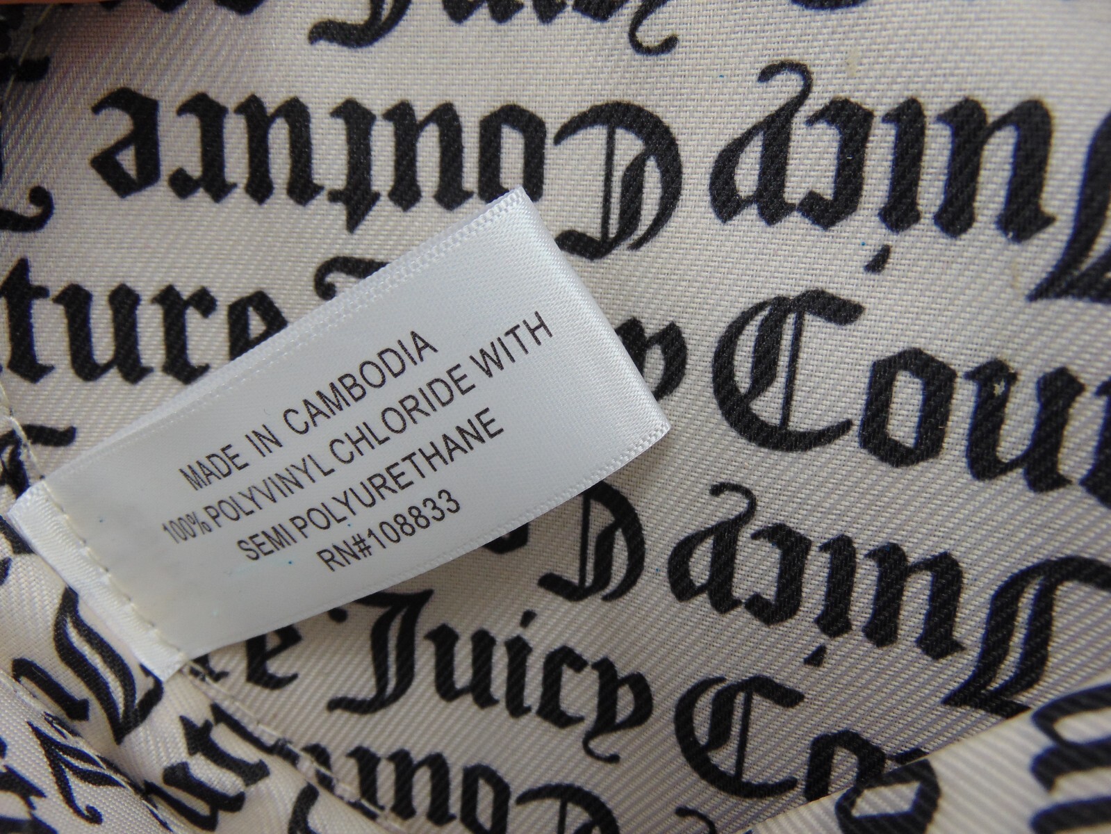 Juicy Couture Gothic Status Black Pleats Please Heart Wristlet NEW MINT ...