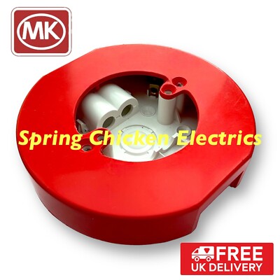 MK RED ALERT SURFACE MOUNTED RED BACKBOX - YCR502 | eBay UK