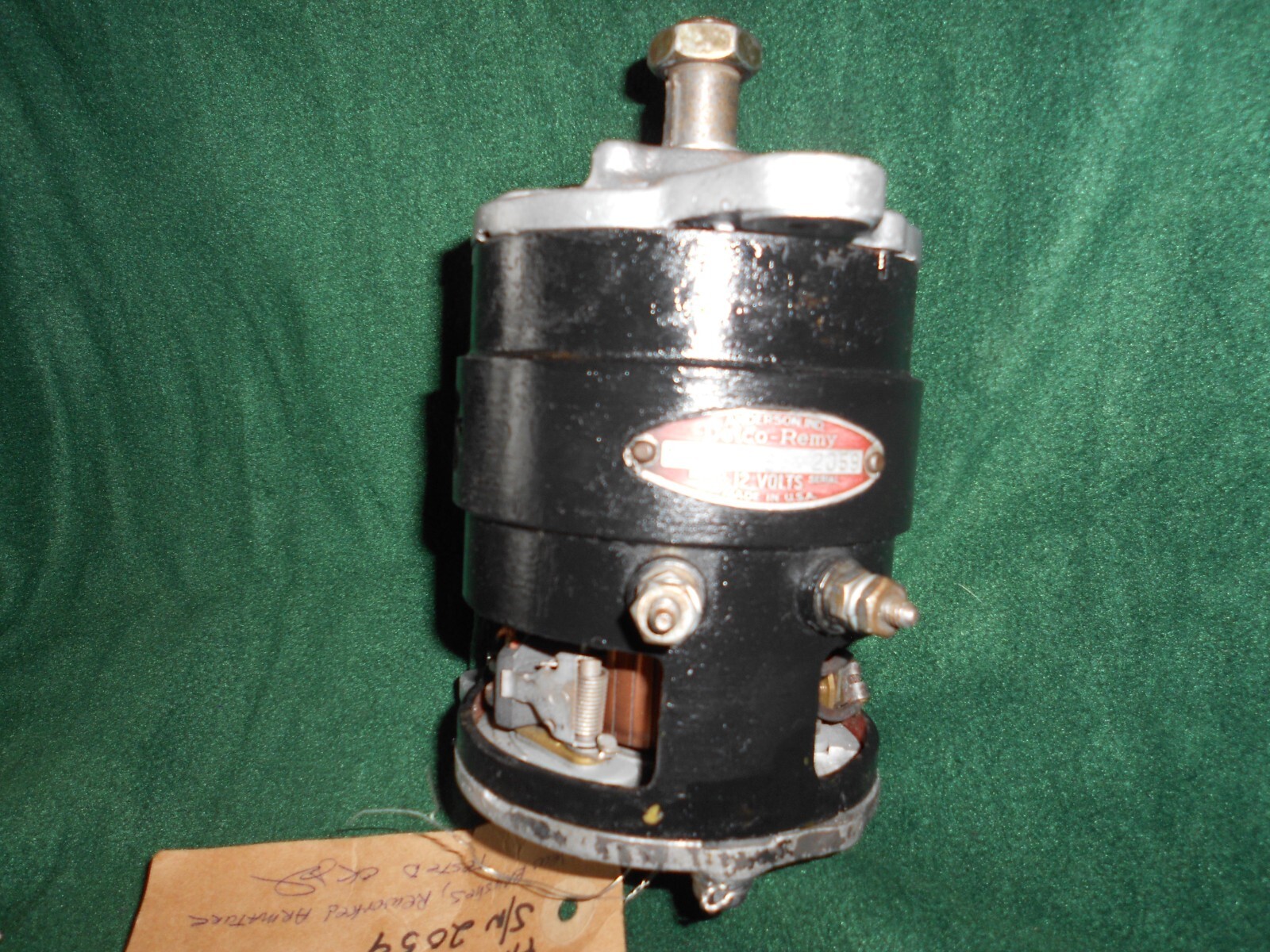 DELCO REMY AIRCRAFT 12 VOLT GENERATOR P/N 1101878 (13 AMP) | eBay