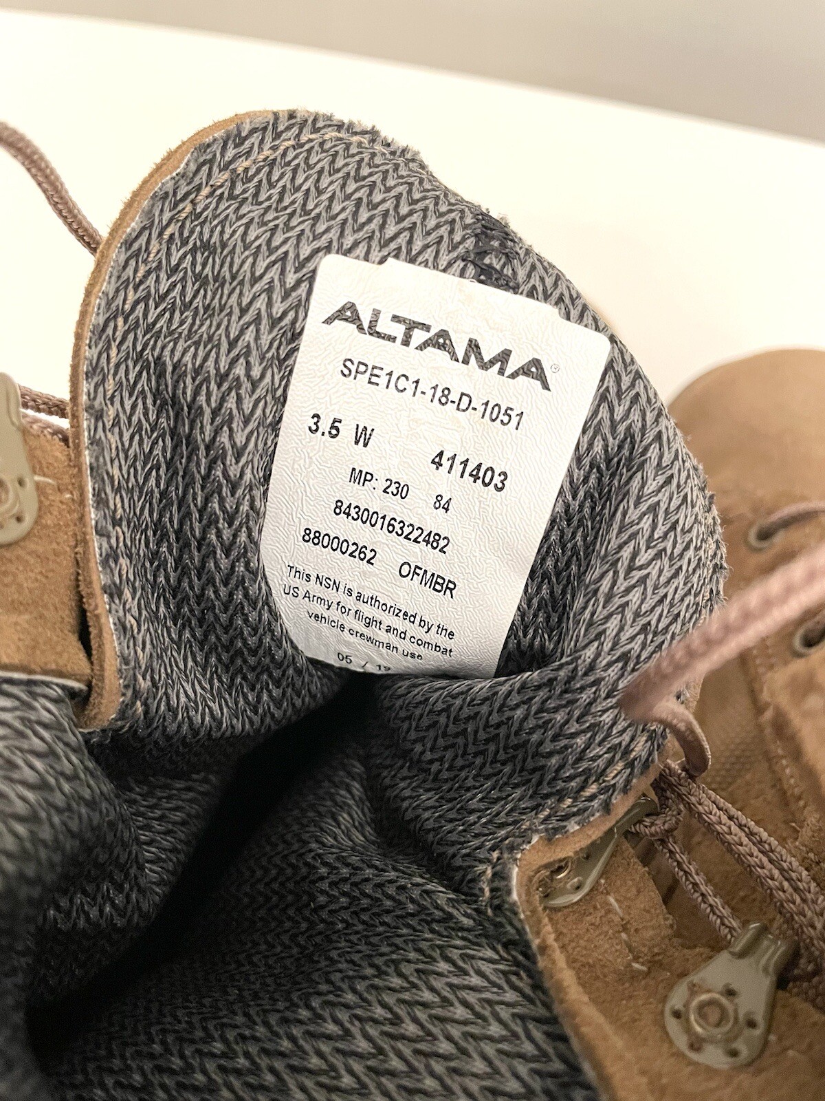 ALTAMA VIBRAM MILITARY ARMY COMBAT BOOTS MENS SIZE US… - Gem