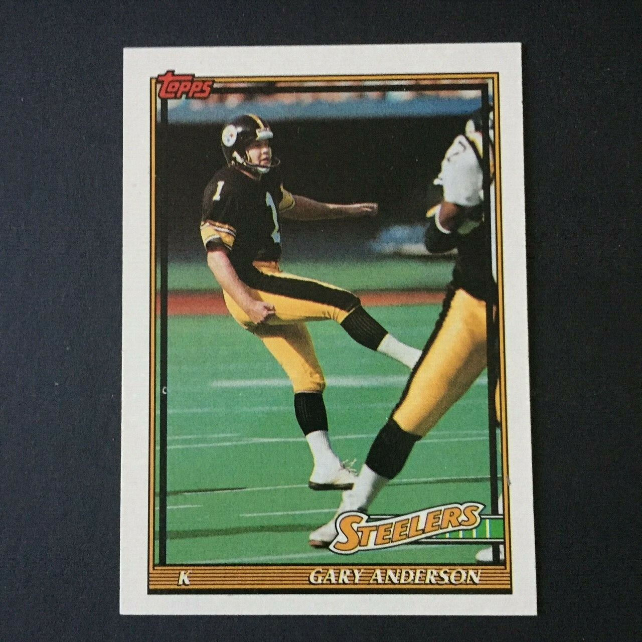 1991 Topps GARY ANDERSON #293 Pittsburgh Steelers Syracuse Orangemen | eBay