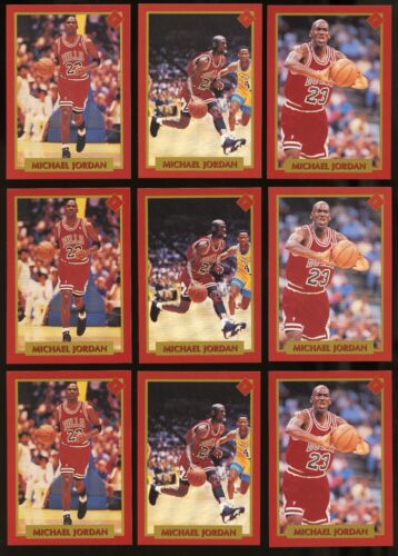 Group of Nine 1991 Tuff Stuff Jr. Michael Jordan Cards RARE Vintage ...