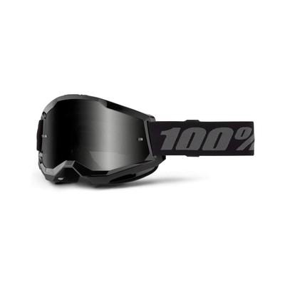 100% Strata 2 Sand Goggle Black / Smoke Lens | eBay