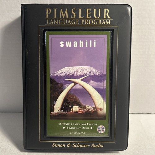 Simon & Schuster Pimsleur Language Lesson Program Swahili 10 Lessons 5 ...