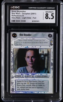 2001 STAR WARS DECIPHER REFLECTIONS III VERY RARE FOIL SHMI SKYWALKER ...