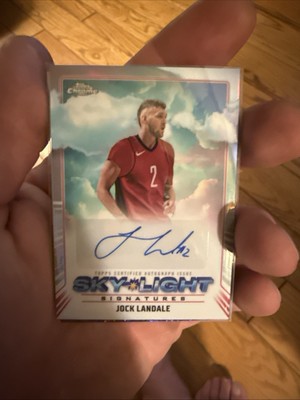 2024-25 Topps Chrome Basketball Jock Landale Sky-Light Signatures ...