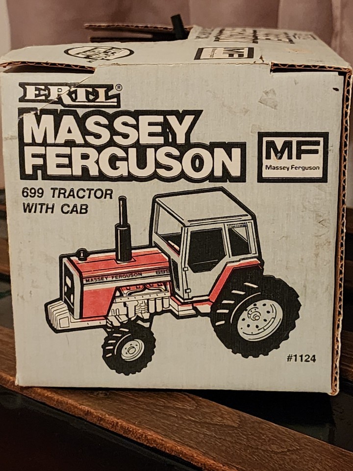 Ertl 1/20 Scale Massey Ferguson 699 Tractor With Cab NIB | eBay