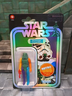 Star Wars Retro Collection Stormtrooper Prototype Edition Target green ...