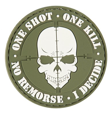 AC-130E: Lancer Tactical "ONE SHOT, ONE KILL" PVC PATCH (OD) | eBay