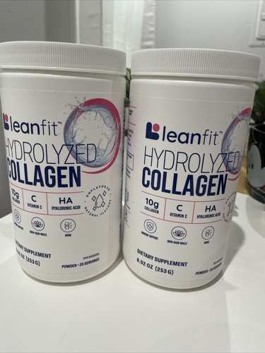 Lean fit Hydrolyzed Collagen Body & Beauty Hair Skin Nails Blend 2 Pack ...