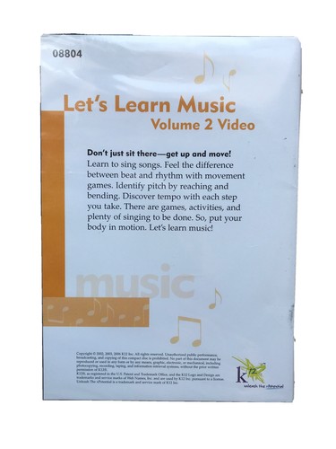 Let's Learn Music Volume 2 [Sealed] (DVD, 2006, K12). Make An Offer ...