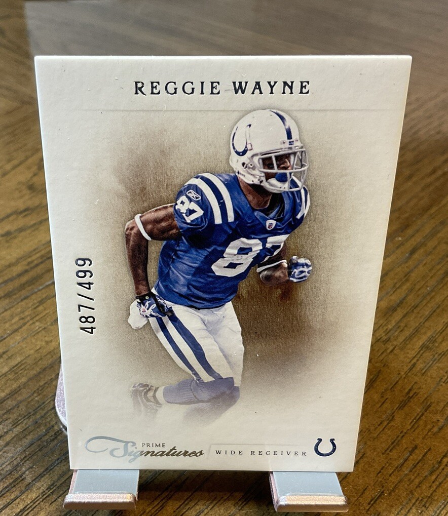 2012 Panini Prime Signatures Reggie Wayne #487/499! Colts! | eBay