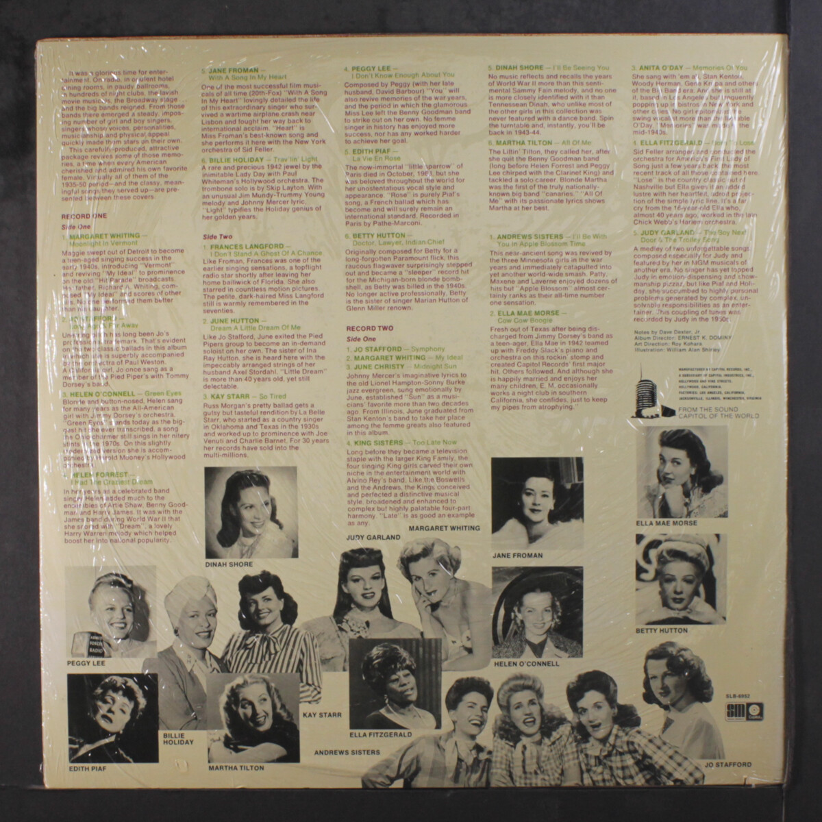 Divers: The Great Fille Singers Capitol 12 " LP 33 RPM Scellé | eBay