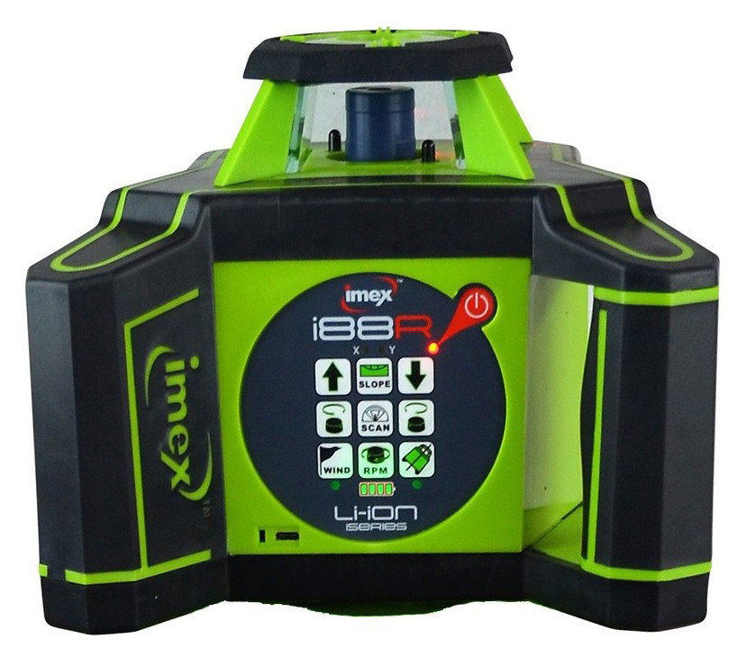 Imex Rotating Laser Level 600m RED BEAM Horizontal & Vertical i88R ...