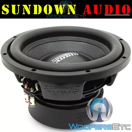 SUNDOWN AUDIO E-10 D4 V4 10" 500W RMS SUB DUAL 4-OHM SUBWOOFER BASS ...